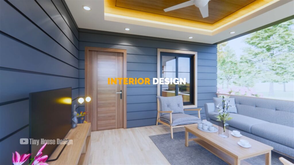 Beautiful Small House 8x9 M House Design (Farm House) 2 Beds - House ...