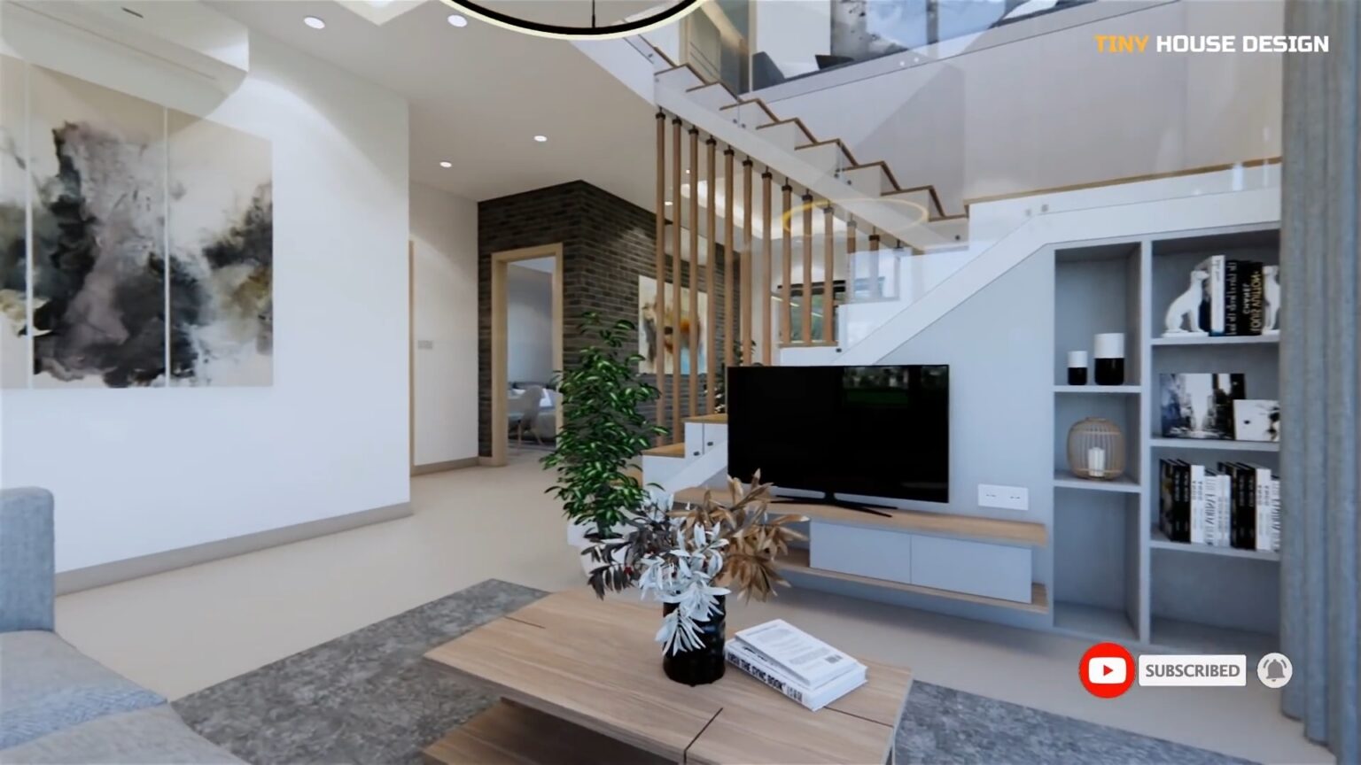 House Design 2 Storey 8.50m x 10m (85 sqm) 4 Bedrooms - House Plans 3D