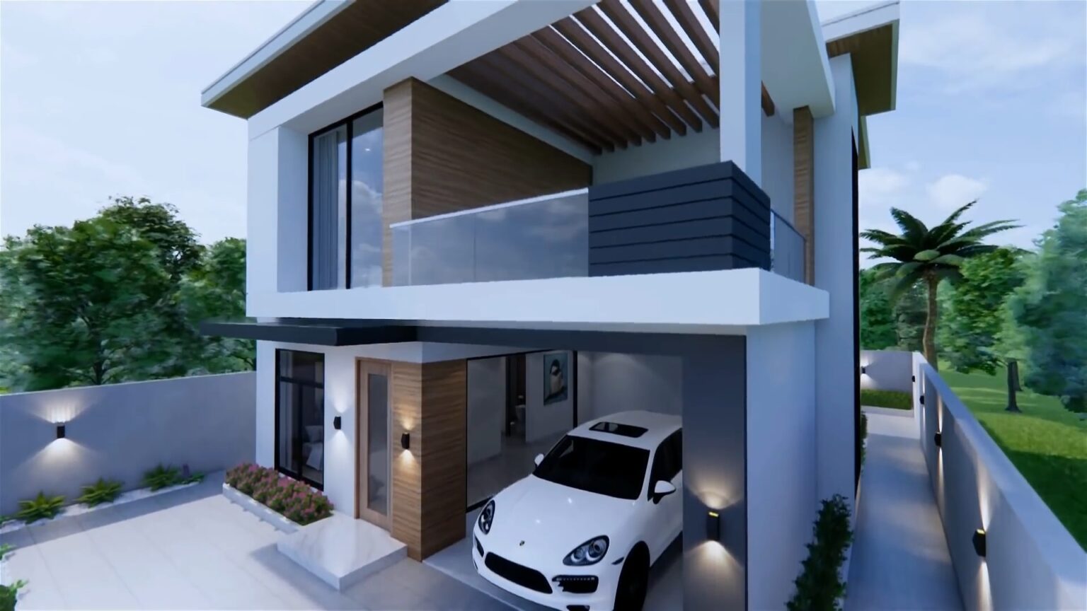 30x36 House Plans 3d 9x11 Meter 4 Beds 4 Baths - House Plans 3D