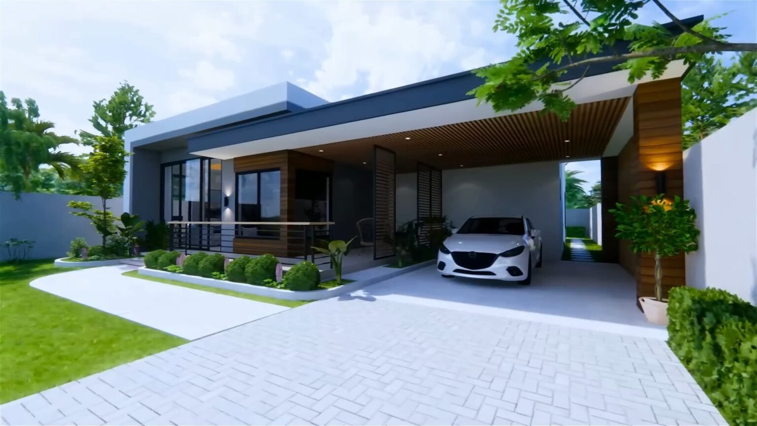 39x59 House Design Plan 12x18 M 3 Beds 3 Baths PDF Full Plan - House ...