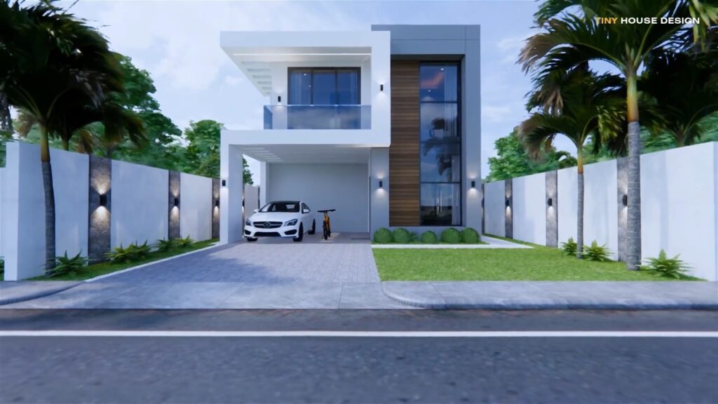 23x25 Small House Design 7x7.5 Meter Simple House 3 Beds 2 Baths ...