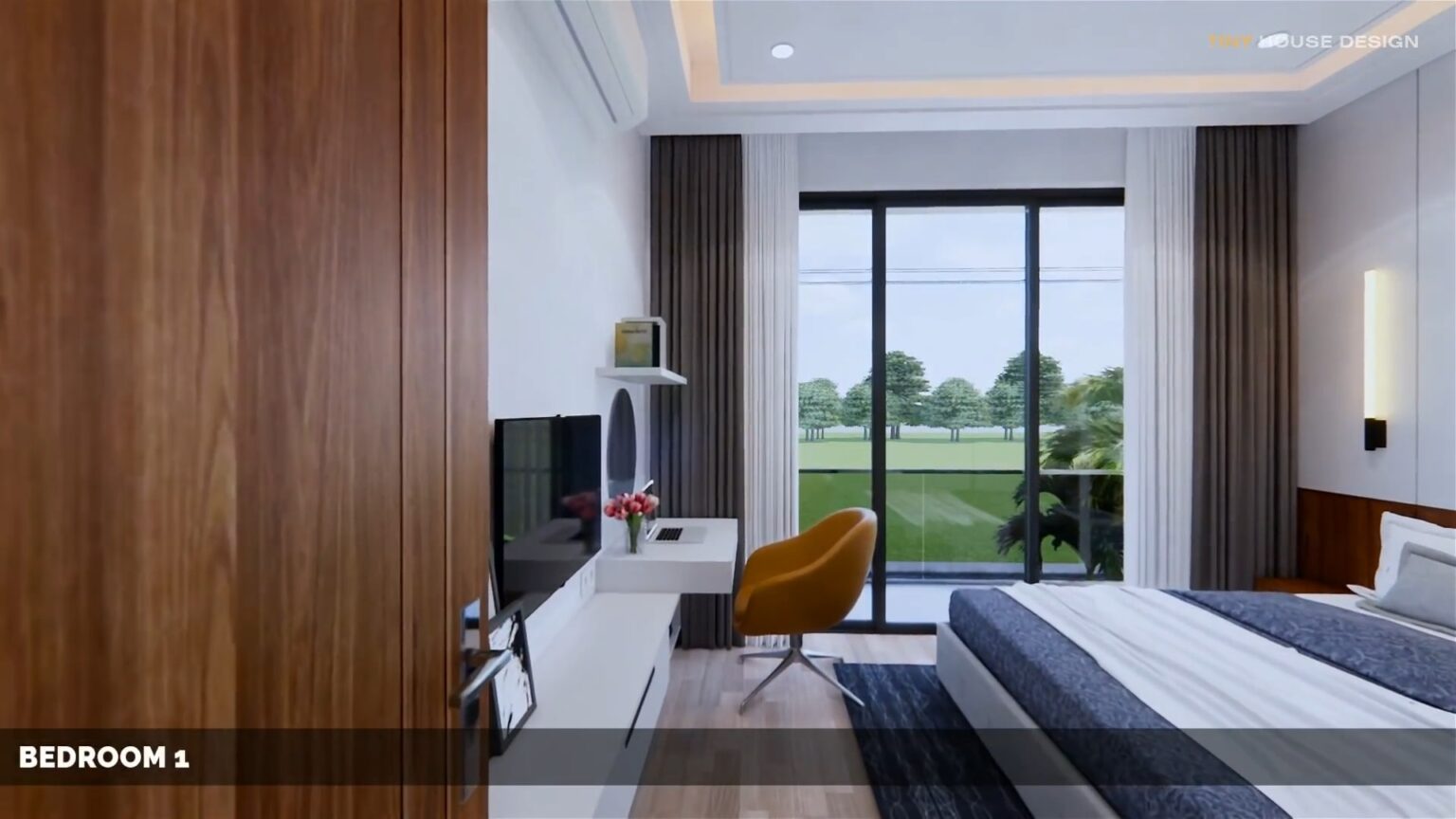 23x25 Small House Design 7x7.5 Meter Simple House 3 Beds 2 Baths ...