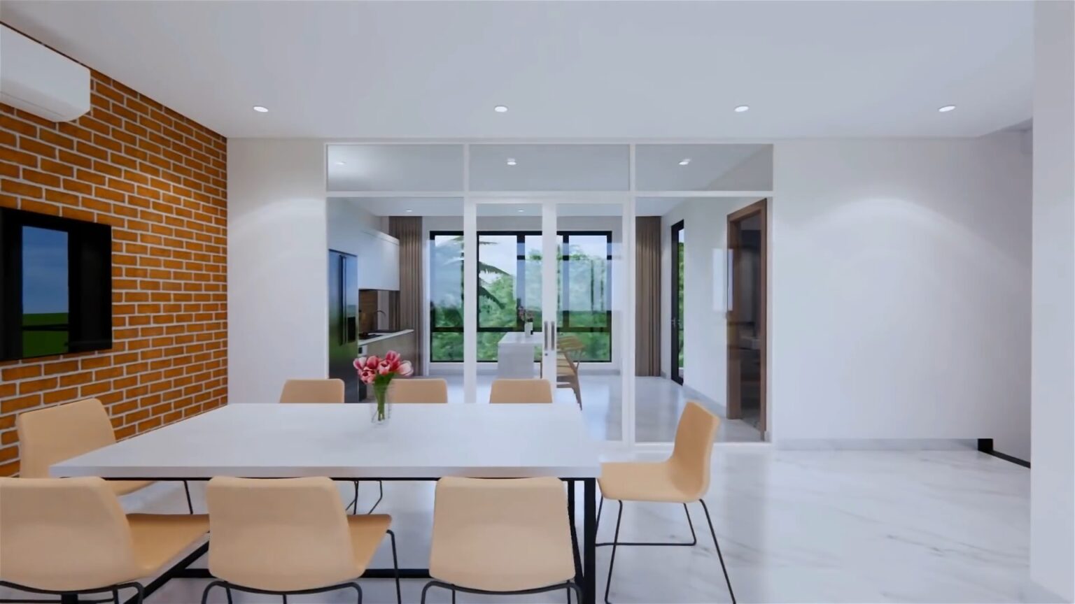 33x33 House Design Plans 10x10 Meter Modern House 4 Beds 6 Baths ...