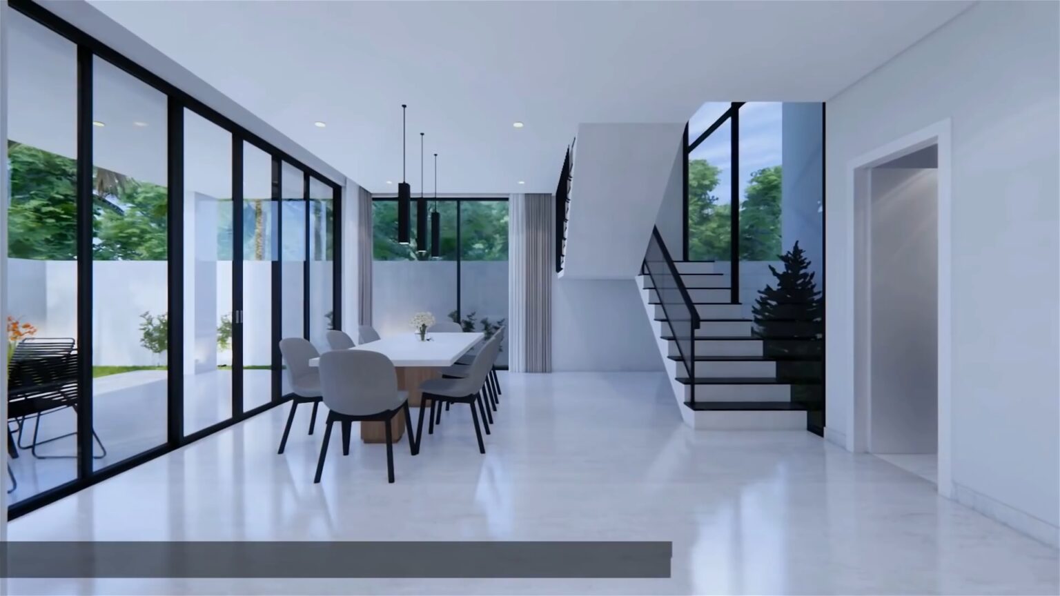 39x46 House Design Plans 12x14 Meter 4 Beds 6 Baths - House Plans 3D