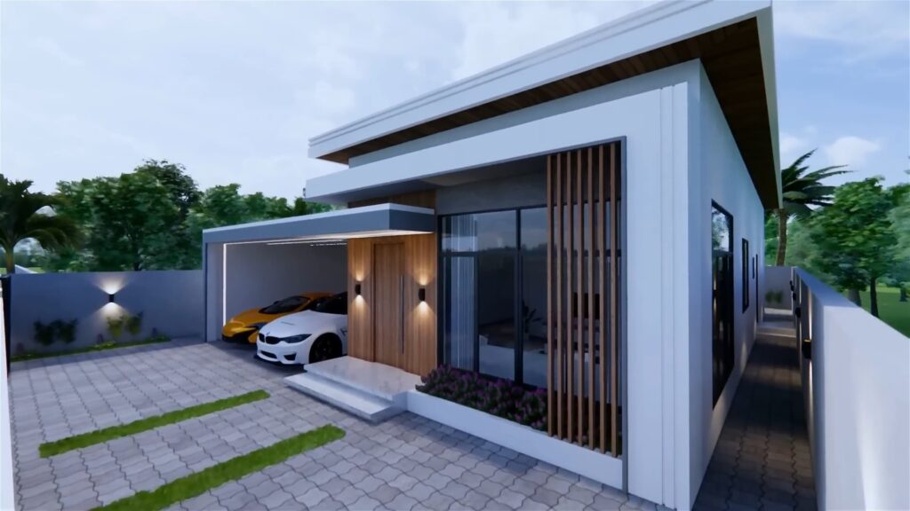 39x53 House Design 3d 12x16 Meter Simple House 4 Beds 5 Baths - House ...