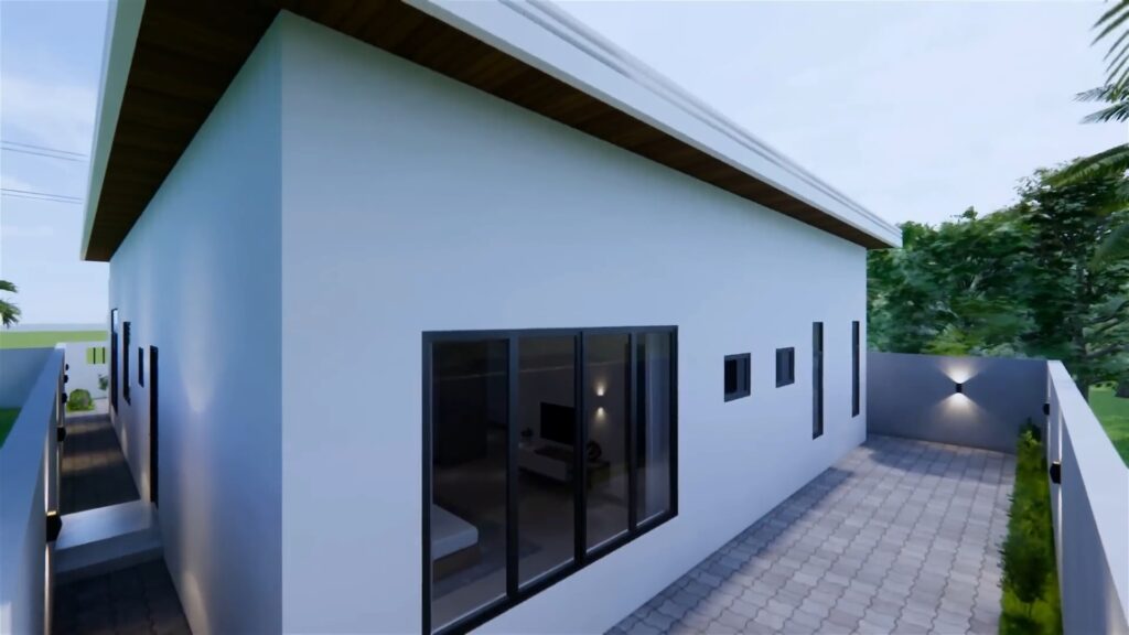 39x53 House Design 3d 12x16 Meter Simple House 4 Beds 5 Baths - House ...
