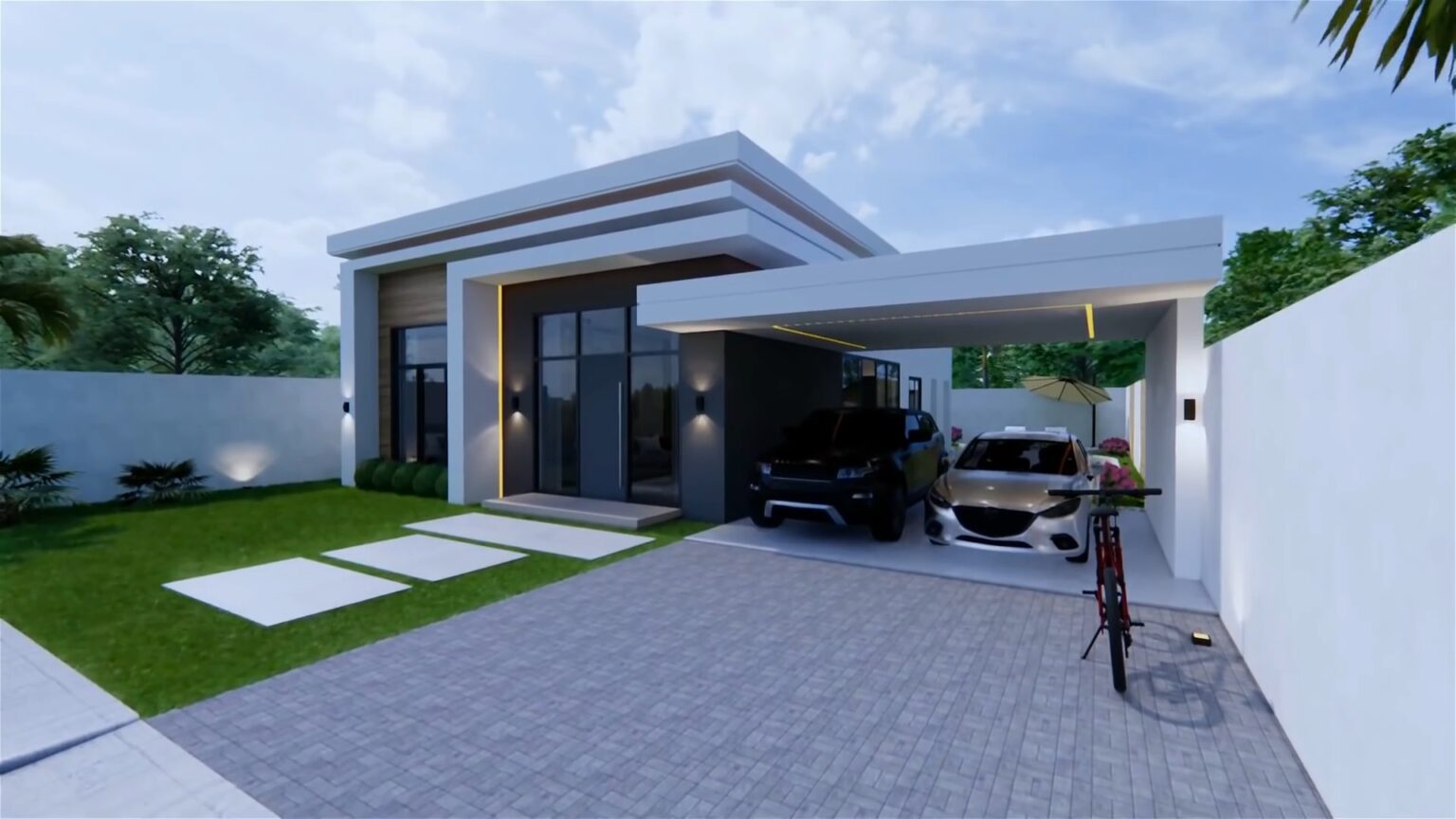 House Design 28x49 Feet Home Design 8.5x15 Meter 4 Beds 4 Baths - House ...