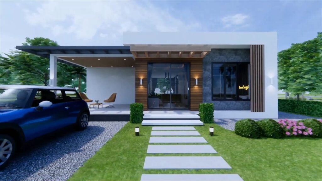 House Plan Drawing 36x36 Feet House Plan 11x11 Meter 3 Beds 3 Beds ...