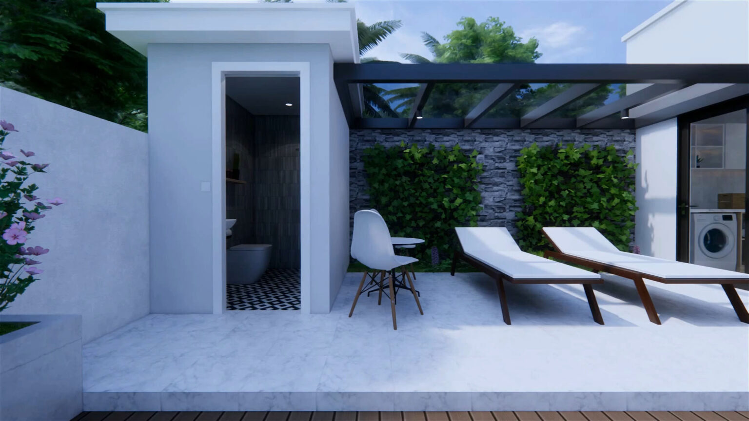 Simple House Design 31x62 Feet Home Design Plan 9.5x19 M 3 Bed 2 Bath ...