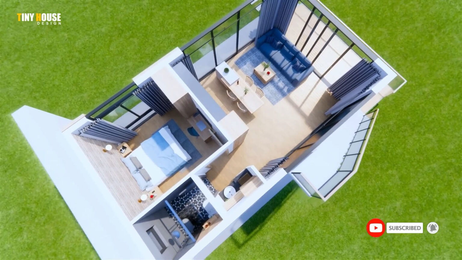 Small House Design 17x30 Feet Home Design 5x9 M 1 Bed 1 Bath - House ...