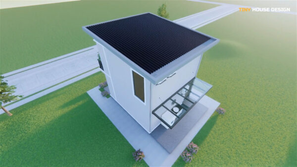 Small House Design 18x18 Feet Home Design 5.5x5.5 M 2 Bed 1 Bath ...