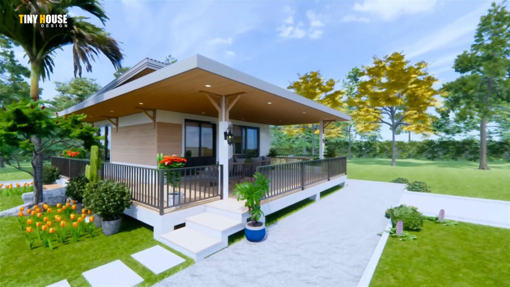 Small House Design 20x20 Feet Home Design 6x6 M 1 Bed 1 Bath - House ...