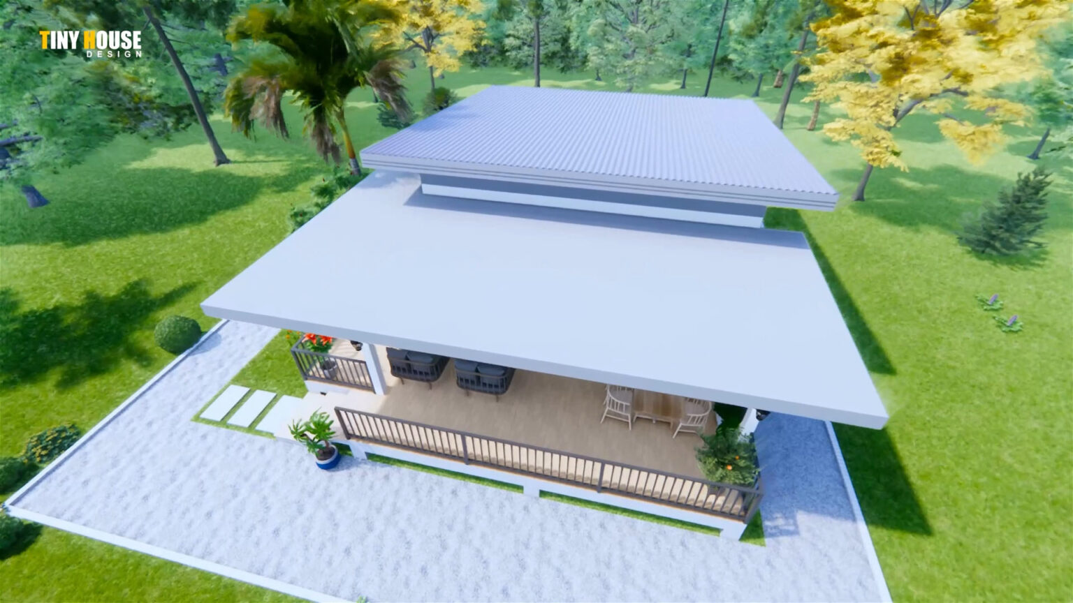 Small House Design 20x20 Feet Home Design 6x6 M 1 Bed 1 Bath - House ...
