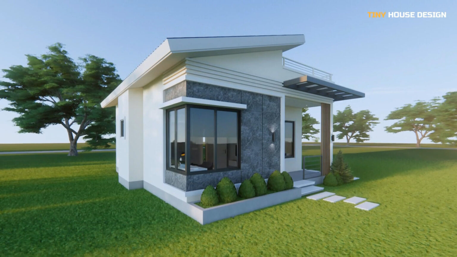 Small House Design 22x26 Feet Home Design 6.5x8 M 2 Bed 1 Bath - House ...