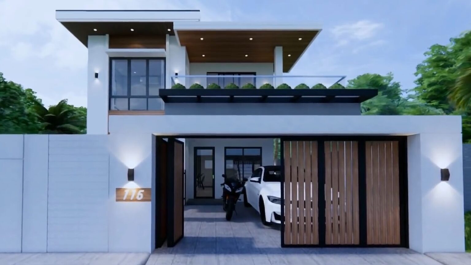 Small House Design 23x26 Feet Home Design 7x8 M 4 Bed 3 Bath - House ...
