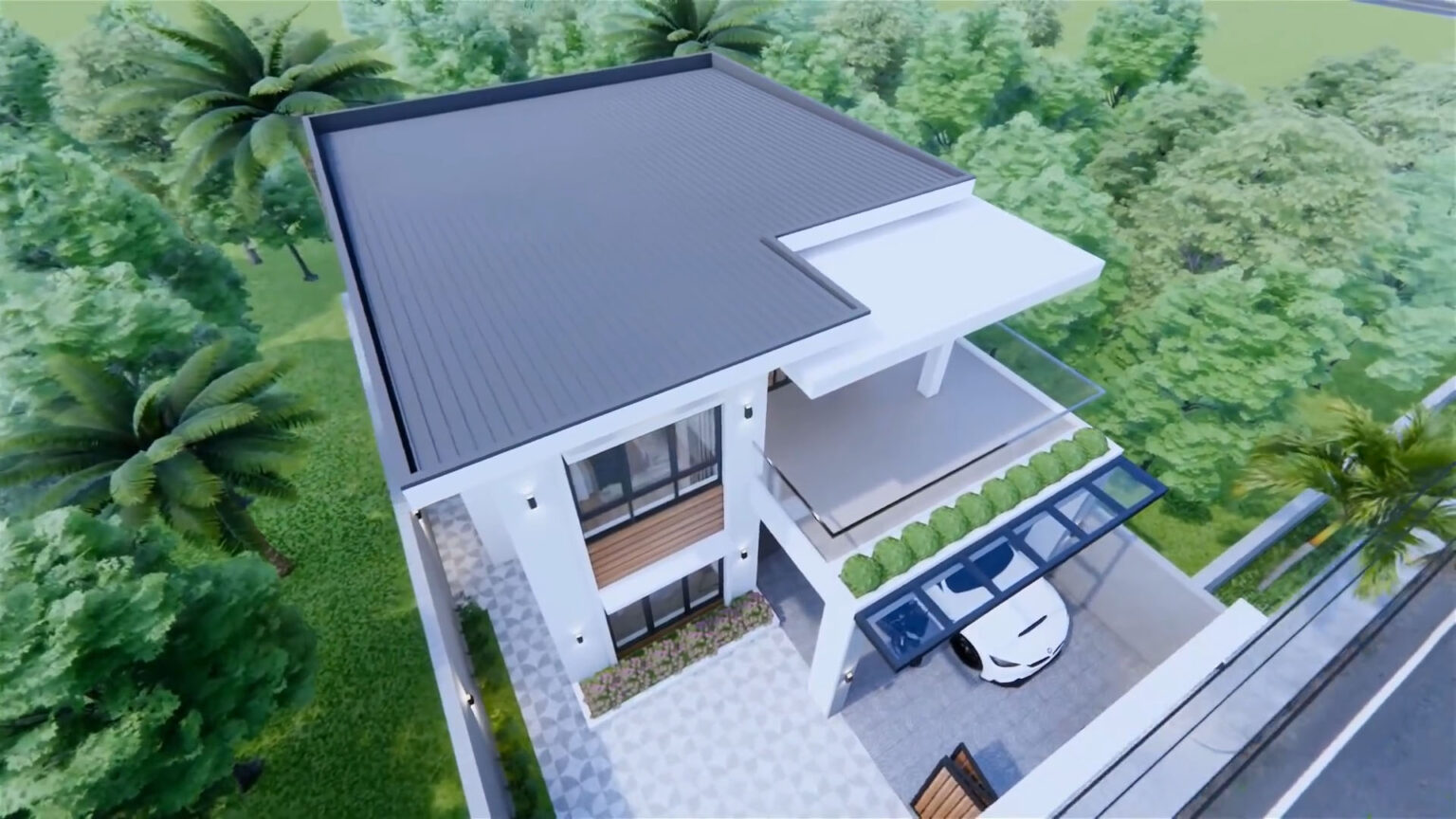 Small House Design 23x26 Feet Home Design 7x8 M 4 Bed 3 Bath House