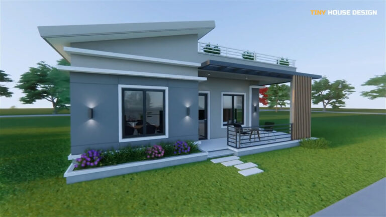 Small House Design 28x33 Feet Home Design Plan 8.50x10 M 3 Bed 2 Bath ...