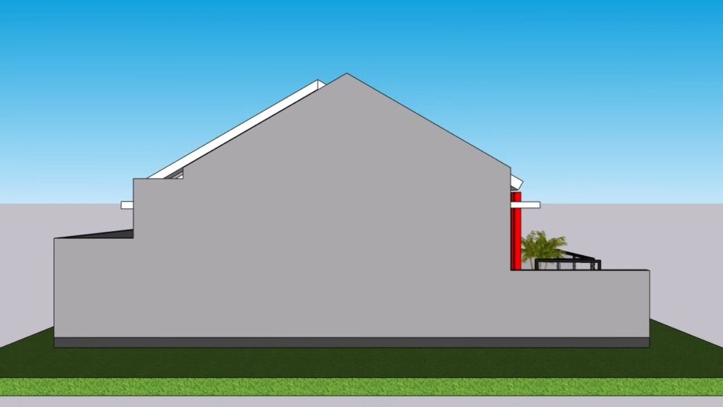 Small House Plan 6x12 Meter Home Design 20x39 Feet 2 Beds - House Plans 3D