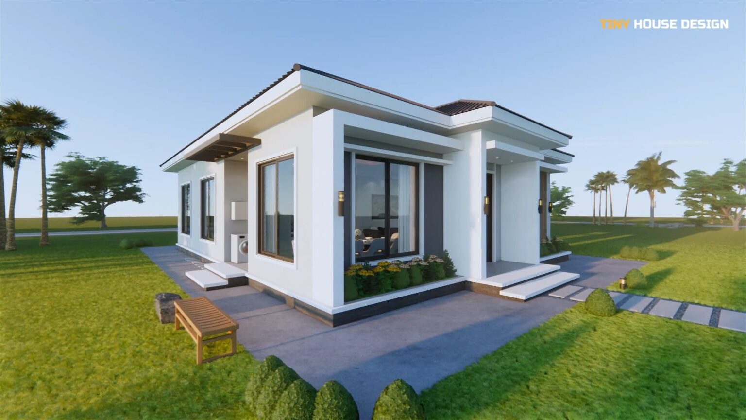 House Design 10x12.5 Meter Home Plan 33x41 Feet 4 Bedroom 2 Bath Hip ...