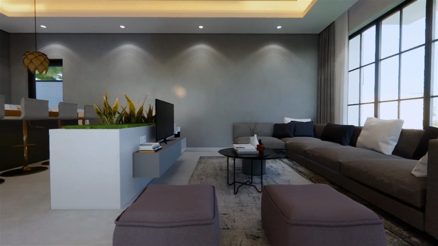 House Design Plans 9x15.6 Meter 30x51 Feet 3 Bed 2 Bath - House Plans 3D