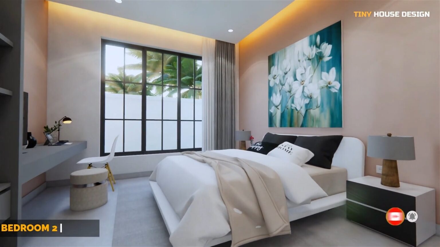 House Design Plans 9x15.6 Meter 30x51 Feet 3 Bed 2 Bath - House Plans 3D