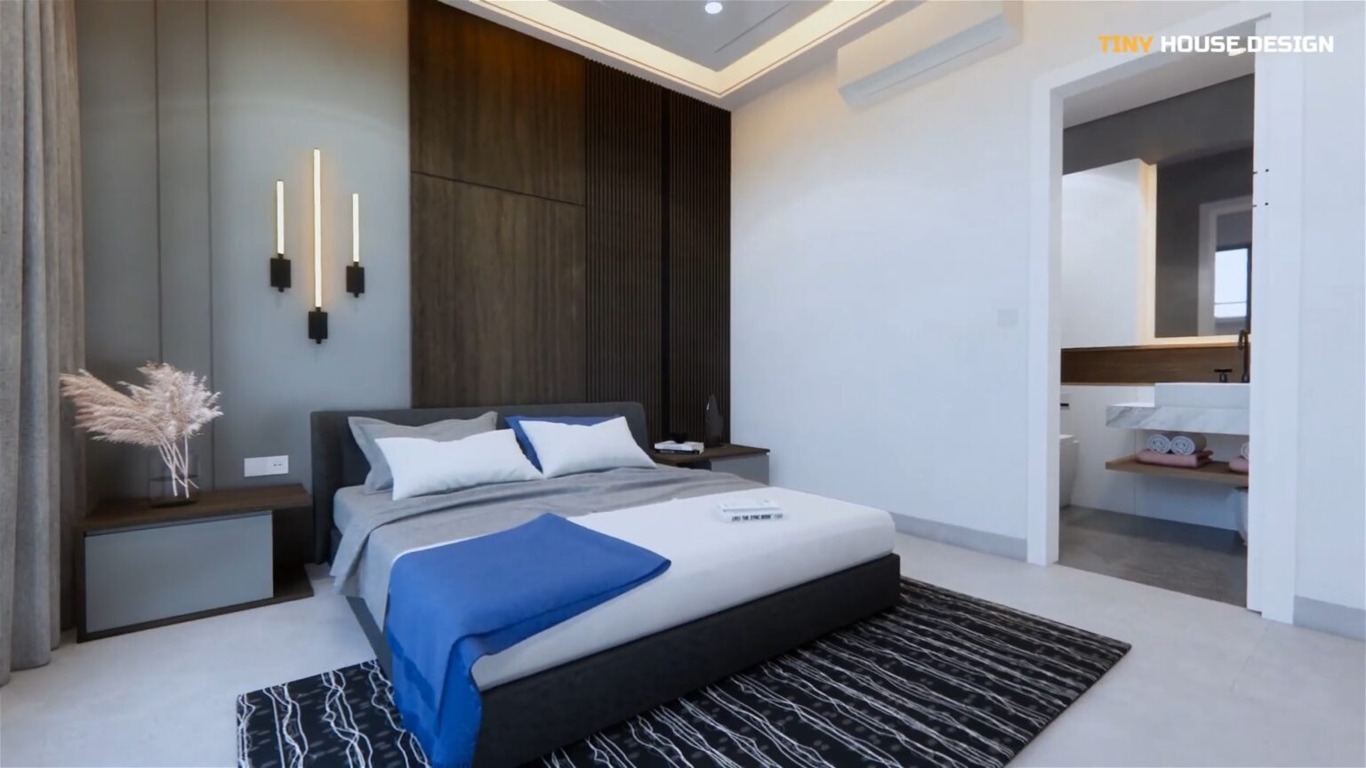 House Design Plans 9x15.6 Meter 30x51 Feet 3 Bed 2 Bath - House Plans 3D