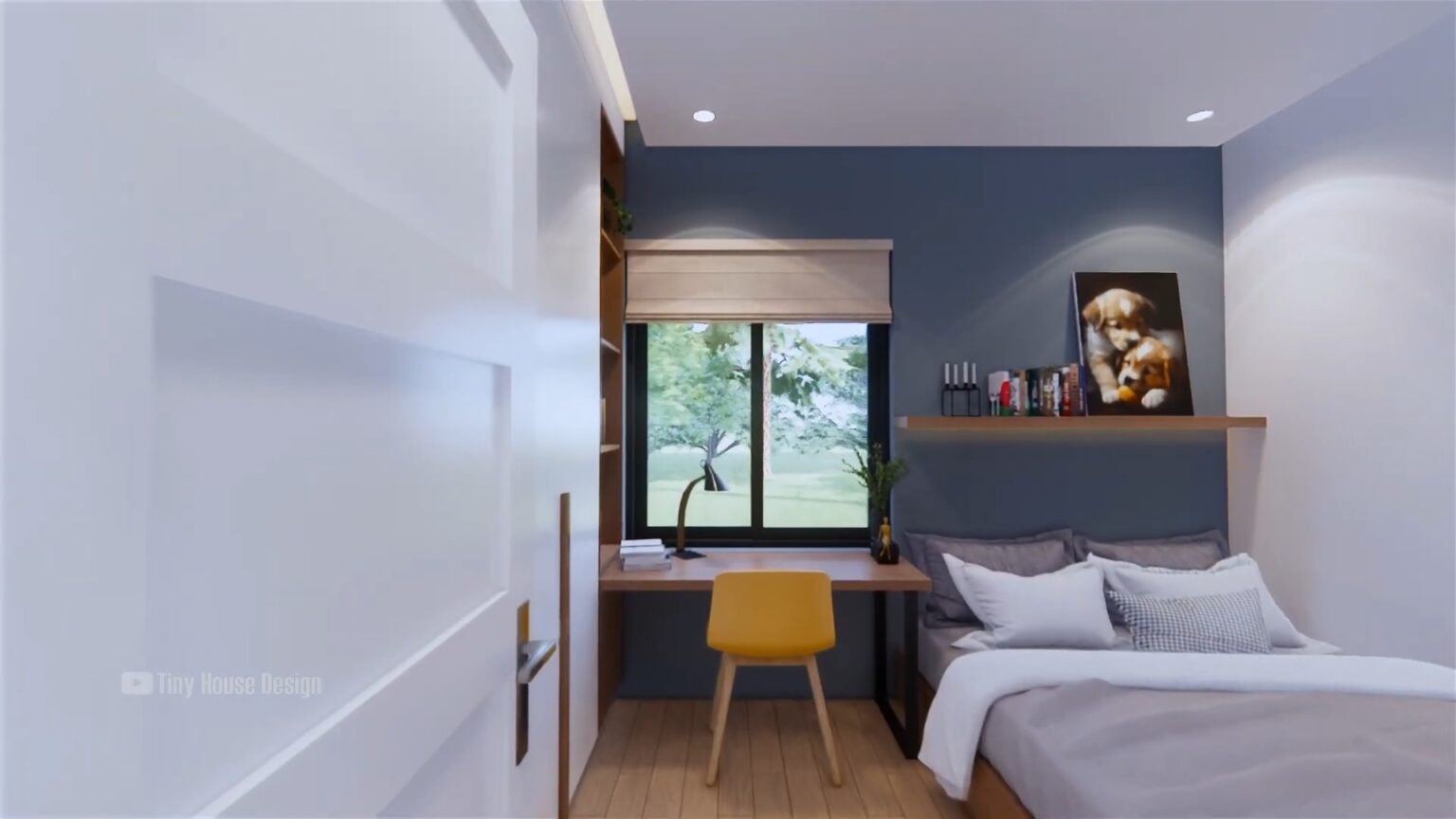 House Design Plans 9x9 Meter 30x30 Feet 3 Bed 2 Bath - House Plans 3D