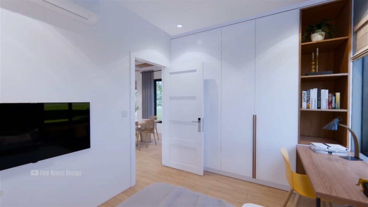 House Design Plans 9x9 Meter 30x30 Feet 3 Bed 2 Bath - House Plans 3D