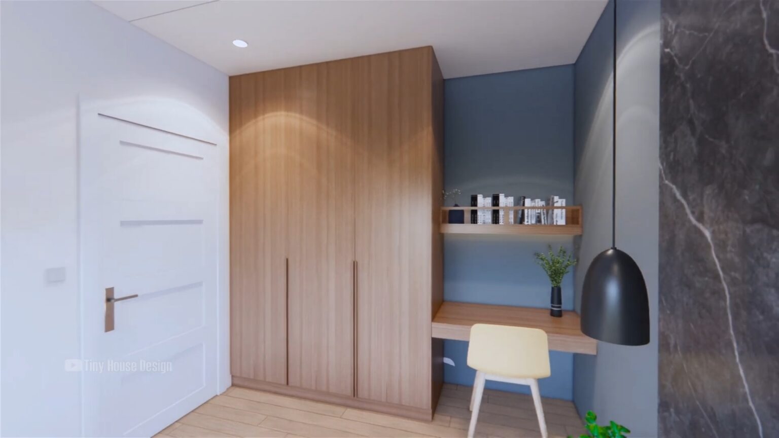 House Design Plans 9x9 Meter 30x30 Feet 3 Bed 2 Bath - House Plans 3D