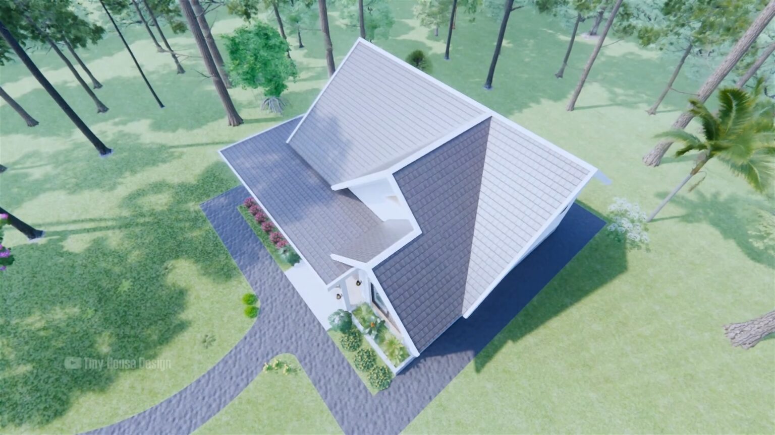 House Design Plans 9x9 Meter 30x30 Feet 3 Bed 2 Bath - House Plans 3D