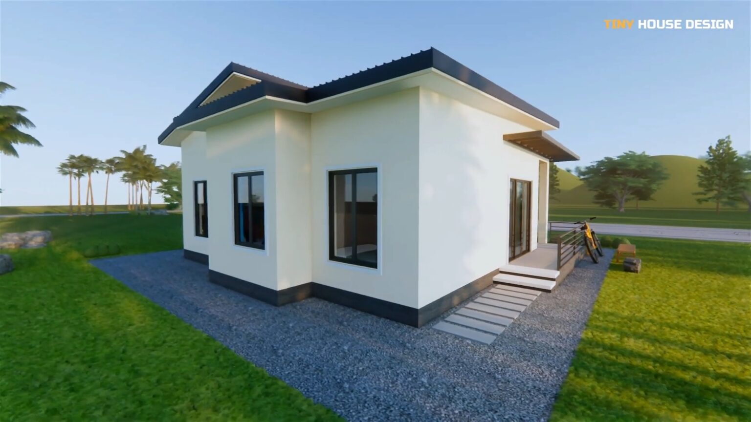 House Plans 3d 9x9.7 Meter 30x32 Feet 3 Bed 2 Bath - House Plans 3D