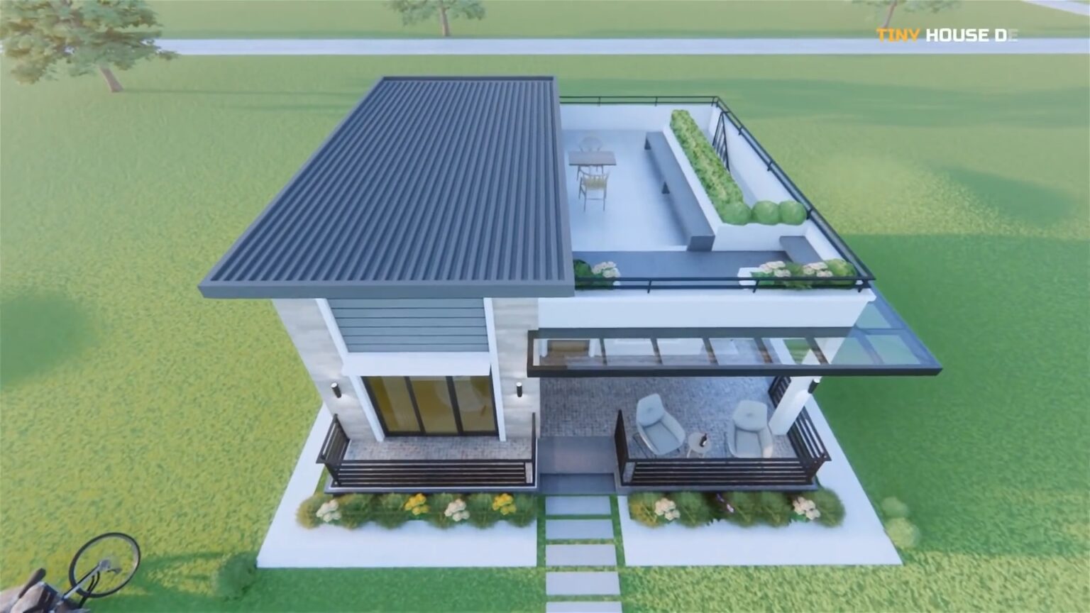 Small House Design 8x7.5 Meter 26x25 Feet 2 Bedroom 1 Bath Full Plans ...