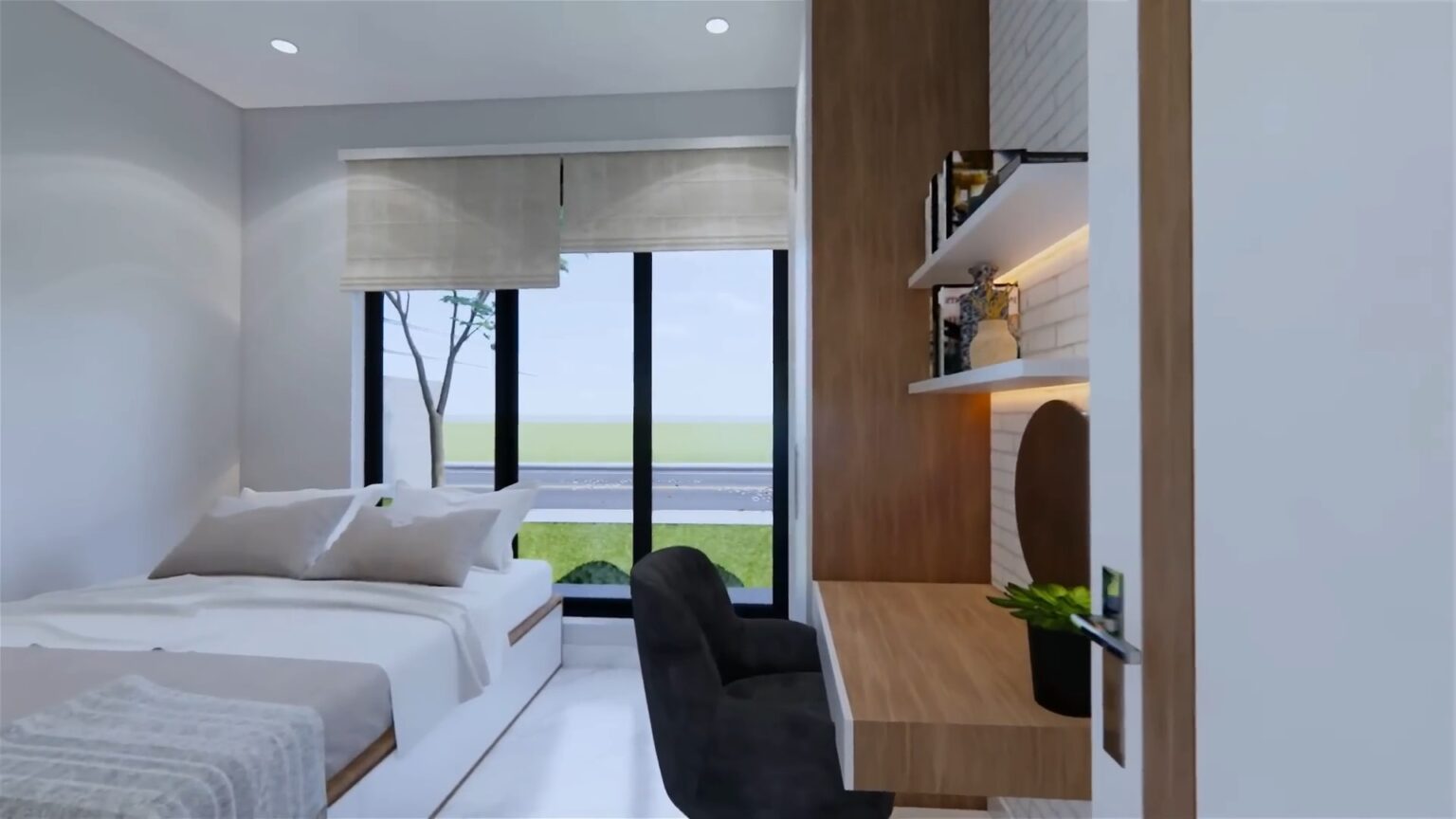 Small House Design 7.5x8 Meter Home Plan 25x26 Feet 4 Bed 3 Bath ...