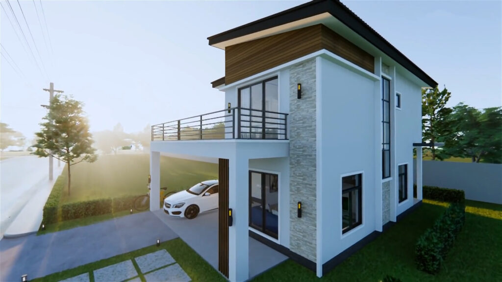 House Design 23x33 Feet Small House Plan 7x10 Meter 3 Bed 2 Bath ...