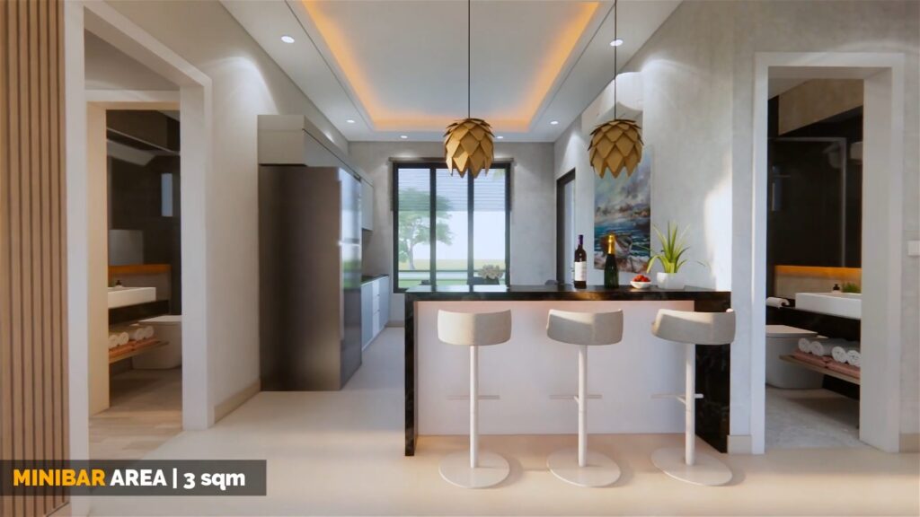 Small House Design 11.5x8.8 Meter 38x29 Feet 3 Bed - House Plans 3D