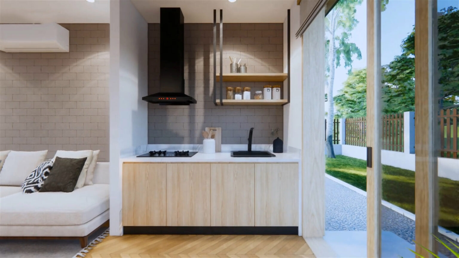 Small House Design 12x7.5 Meter House Plans 39x25 Feet 2 Bed - House ...