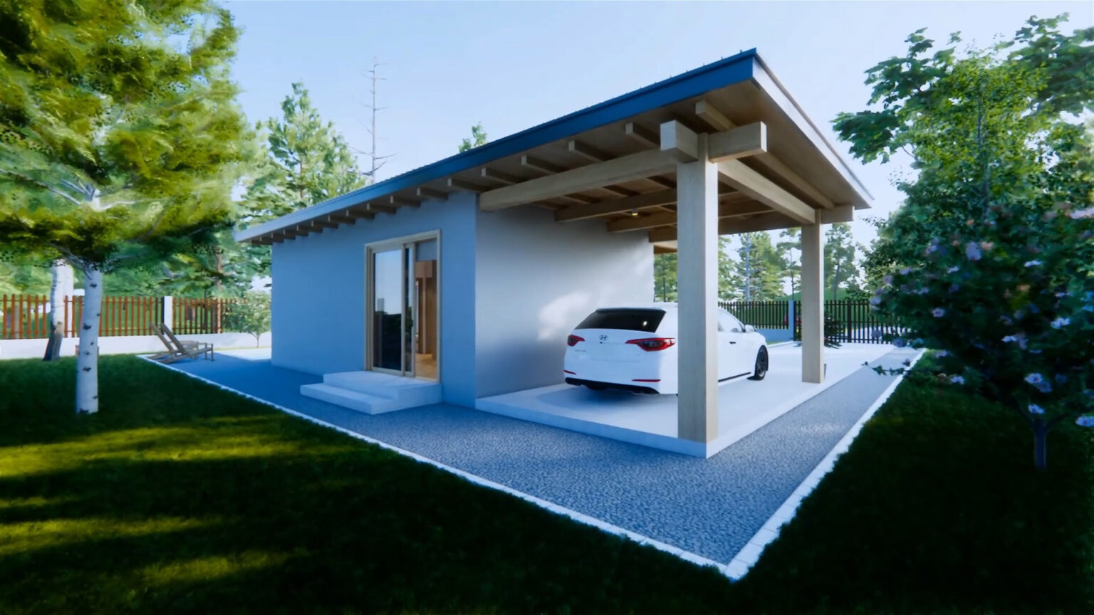 Small House Design 12x7.5 Meter House Plans 39x25 Feet 2 Bed - House ...