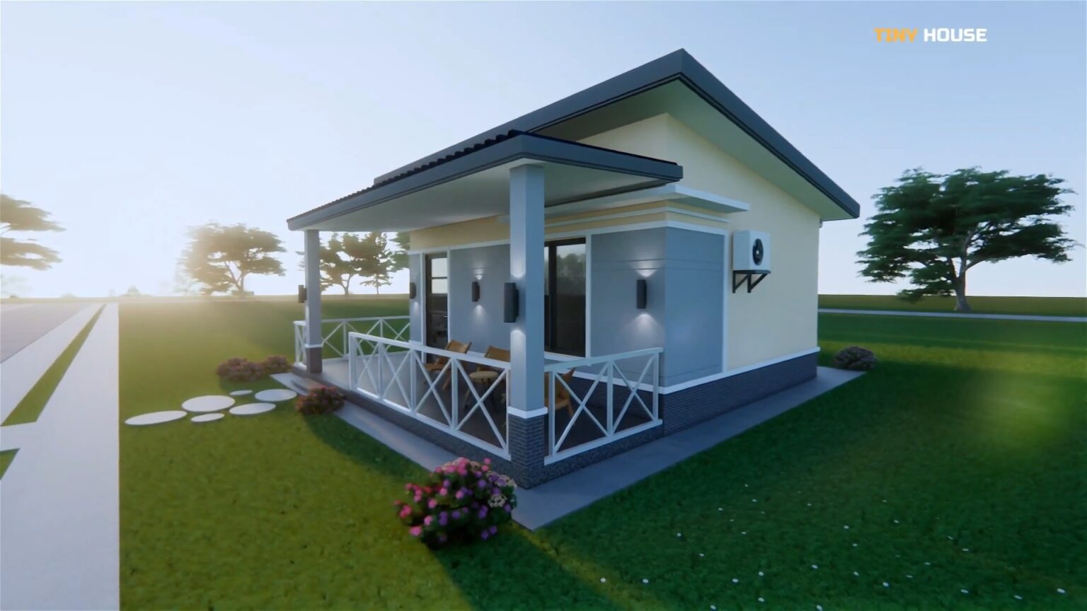 Small House Design 20x27 Feet House Plans 6x5 Meter 1 Bed 1 Bath ...
