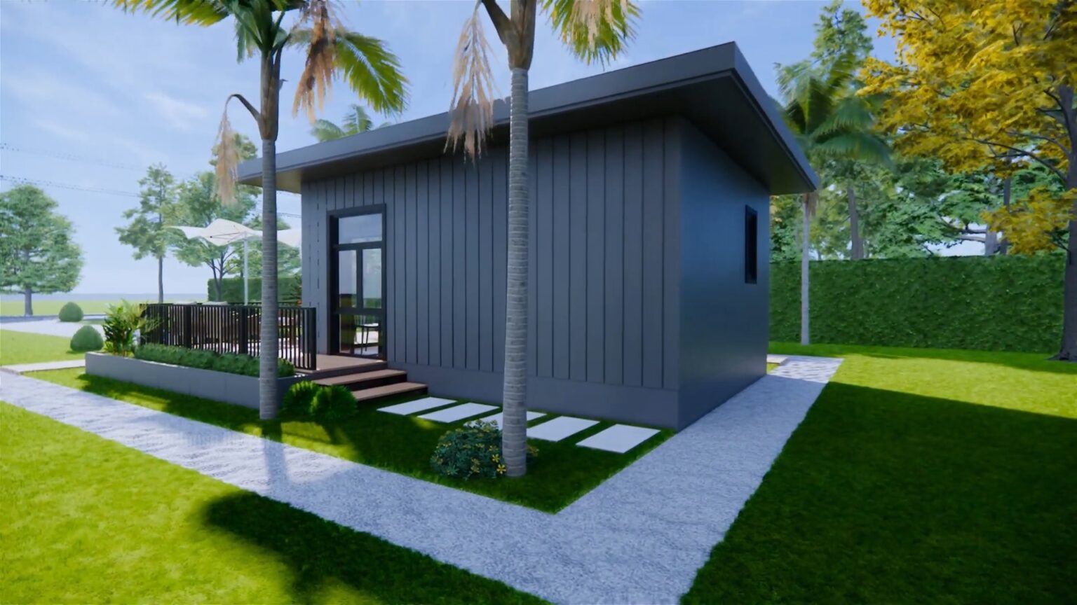 Small House Design 4.5x6 Meter House Plan 15x20 Feet 1 Bed - House Plans 3D