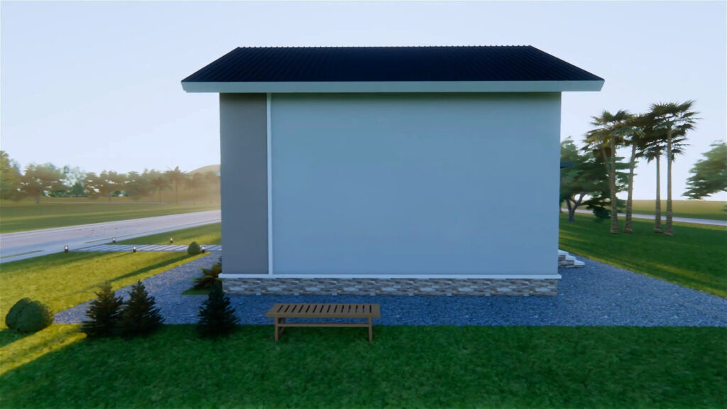 Small House Design 7.5x7 Meter House Plans 25x23 Feet 1 Bed - House ...
