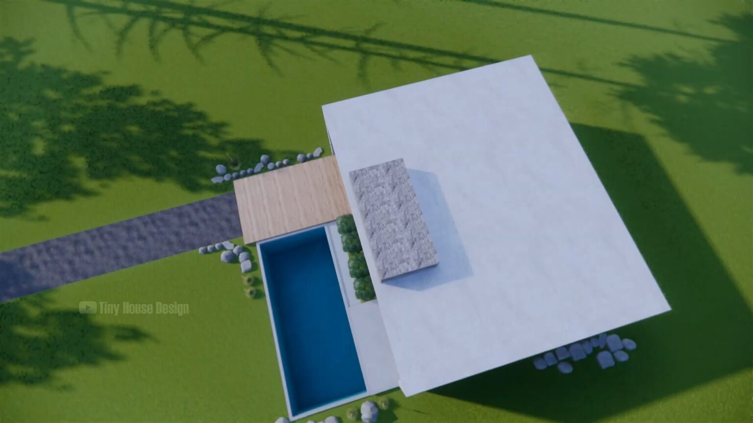Small House Design 9x7.2 Meter House Plan 30x24 Feet 2 Bed - House Plans 3D