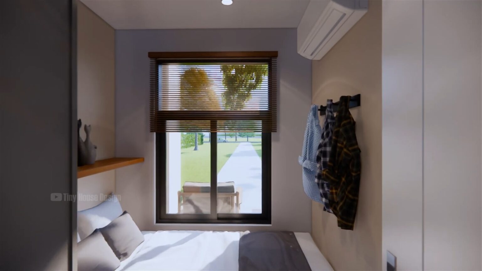 Small House Plan 5x5 Meter House Design 17x17 Feet 3 Bed - House Plans 3D