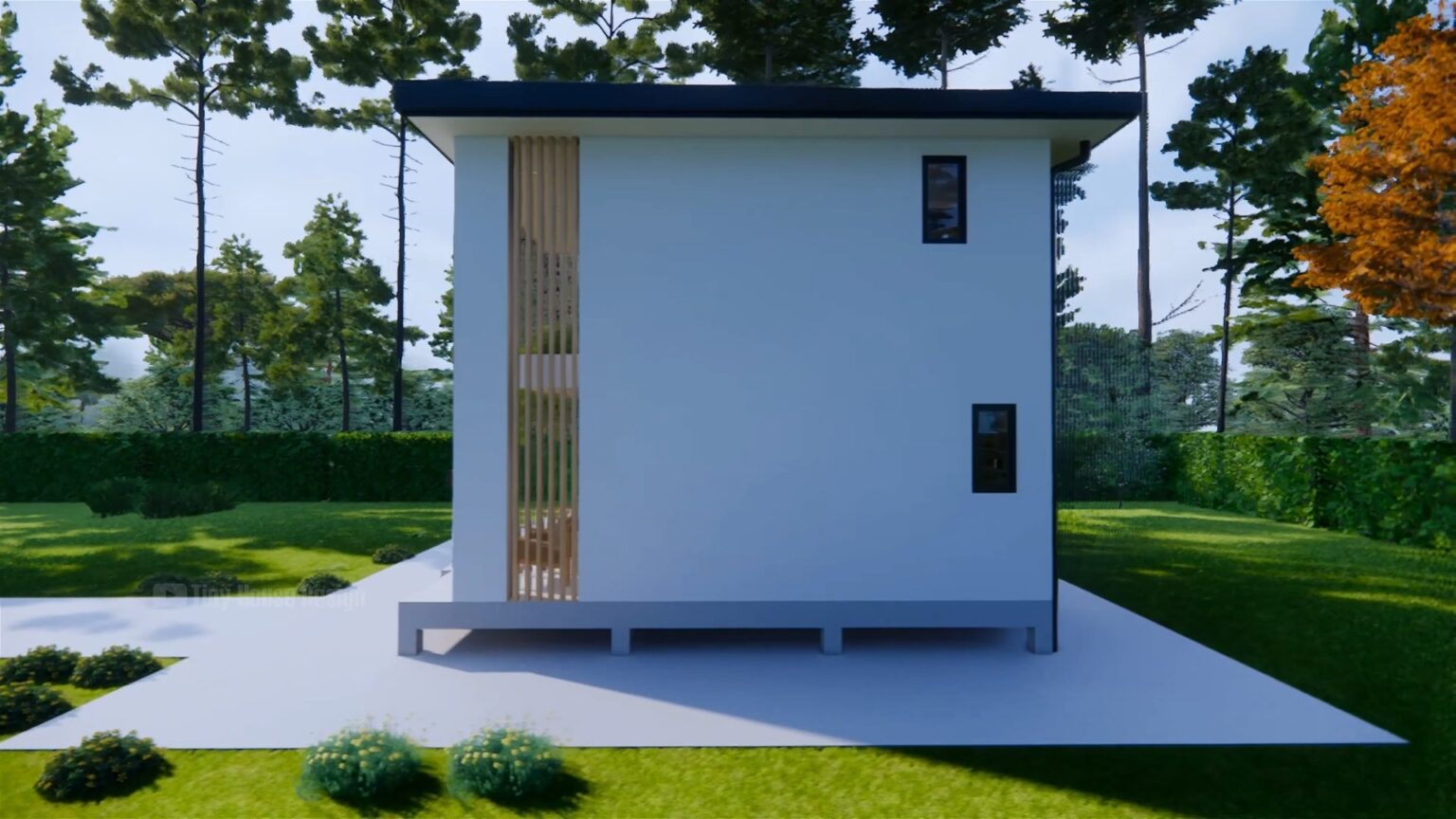 Small House Plan 5x5 Meter House Design 17x17 Feet 3 Bed - House Plans 3D