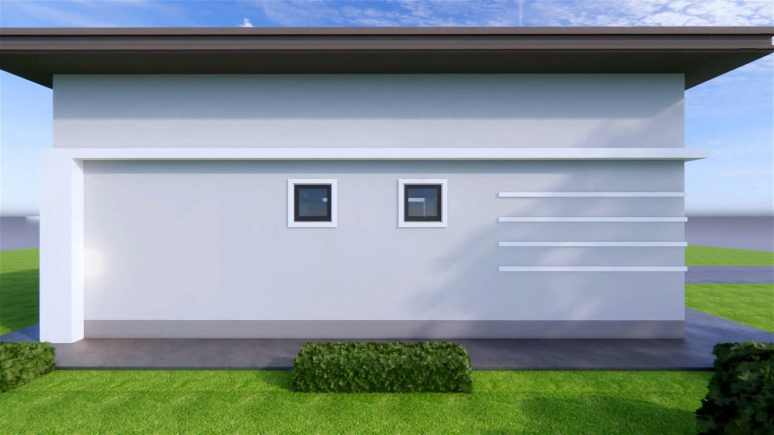 Small House Plans 8x10 Meter House Design 26x33 Feet 2 Bed - House Plans 3D